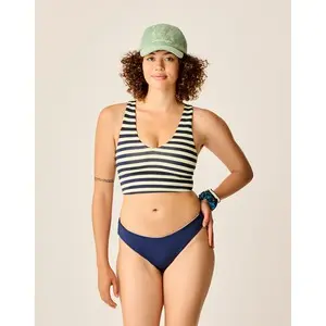Carve Designs St. Barth Reversible Bikini Bottom Marina/navy