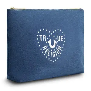 True Religion Zip Pouch With Logo