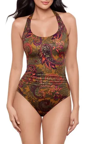 MIRACLESUIT® Perissa Utopia One-piece Swimsuit - Multi Green