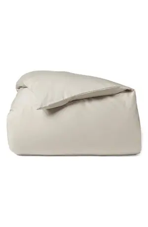 COYUCHI Cloud Soft Organic Cotton Sateen Duvet Cover - Stone