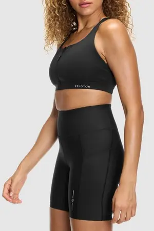 PELOTON Enhanced Support Zip Front Bra
