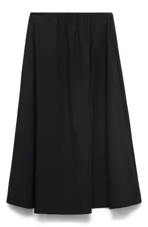 Mango Flared Cotton Midi Skirt