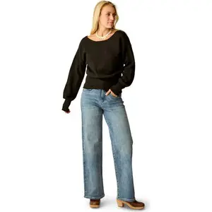 Carve Designs Audrey Wide Leg Jean - Blue Ridge