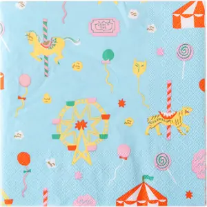 DAYDREAM SOCIETY Off To The Fair Large Napkins - Assorted Pre-pack