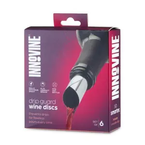 INNOVINE Drip Guard Wine Discs Set Of 6