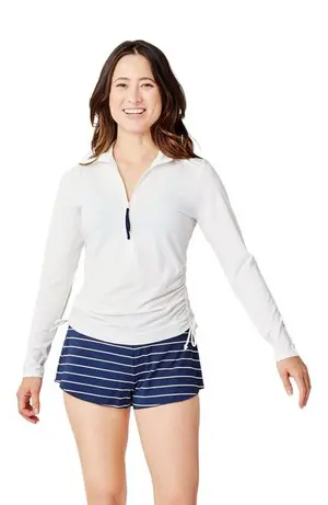 Carve Designs Collared Performance Tops For Women