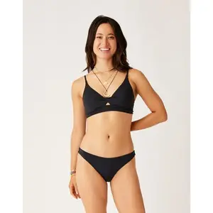 Carve Designs Sanitas Skimpy Reversible Bikini Bottom - Black/navy
