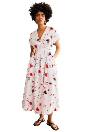 M.M.LAFLEUR Jelina Midi Dress - Brushed Floral