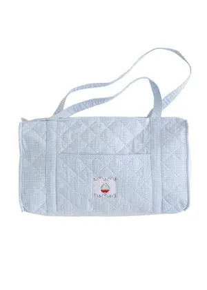 LITTLE ENGLISH Quilted Duffle Bag - Sailboat