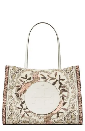 Tory Burch Small Ella Printed Tote - Pink Cockatoo