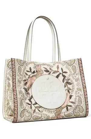 Tory Burch Small Ella Printed Tote - Pink Cockatoo
