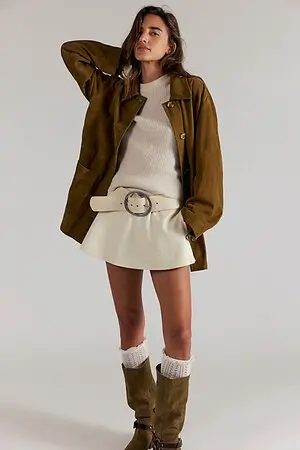 Vegan Leather Skorts