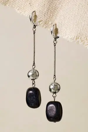 Free People Check Mate Drop Earrings