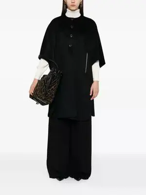 Max Mara Button-fastening Cape