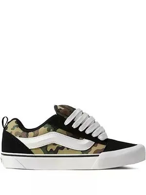 VANS Knu Skool Camo Sneakers - Black