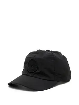 Stone Island Embroidered-logo Baseball Cap - Black