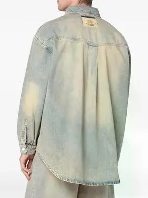NEW AMSTERDAM SURF ASSOCIATION Washed-effect Denim Shirt