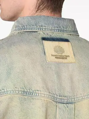 NEW AMSTERDAM SURF ASSOCIATION Washed-effect Denim Shirt