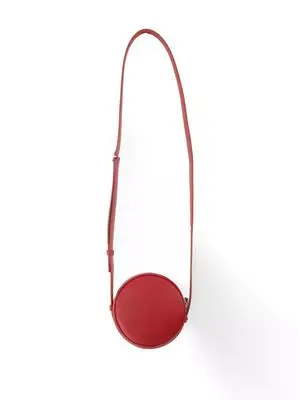 COURREGES Reedition Circle Leather Shoulder Bag