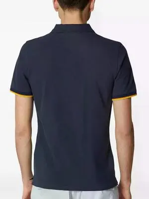 K-WAY Tipped Polo Shirt - Blue