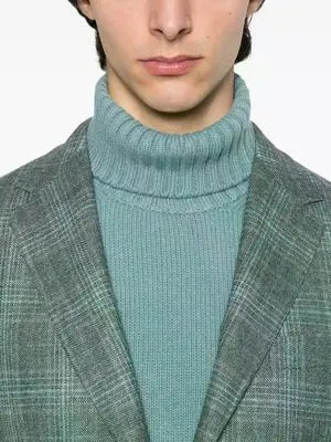 Fedeli Turtleneck Sweater - Blue