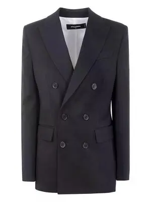 Dsquared2 Double-breasted Wool Blazer