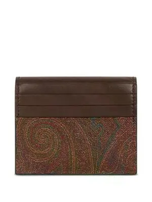 Etro Paisley Flap Cardholder