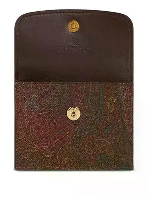 Etro Paisley Flap Cardholder
