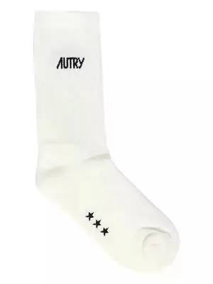 AUTRY Ribbed Crew Socks - Neutrals