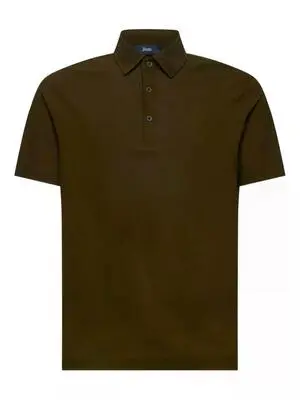 Herno Three-button Polo Shirt - Green