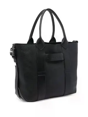 Hogan Leather Shopping Tote Bag