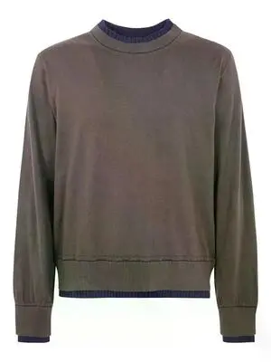 Sacai Contrast-trimmed Sweater