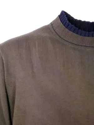 Sacai Contrast-trimmed Sweater