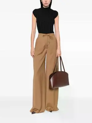 Max Mara Wool Drawstring Trousers
