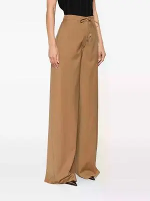 Max Mara Wool Drawstring Trousers