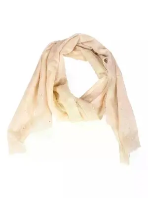 GAYNOR BONGARD Crystal-embellished Frayed Scarf