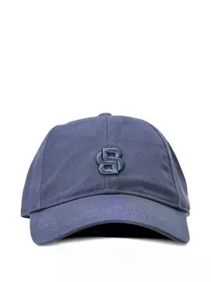BOSS Logo-embroidered Baseball Cap - Blue