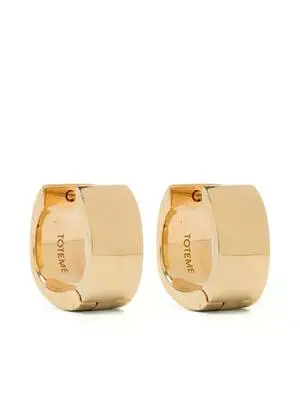 TOTEME Signature Hoop Earrings - Gold