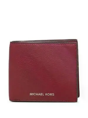 Michael Kors Pebbled-leather Wallet - Red