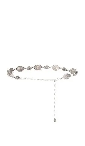 LOVERS AND FRIENDS Charlotte Metallic Chain Belt