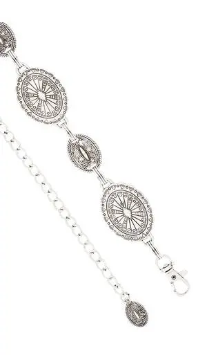 LOVERS AND FRIENDS Charlotte Metallic Chain Belt