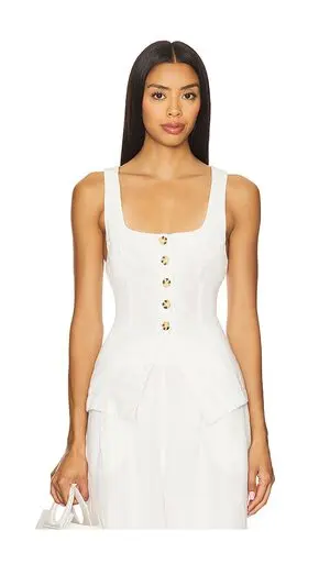 L*Space Sofie Vest - White