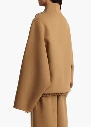 Khaite Garret Wool Jacket - Camel