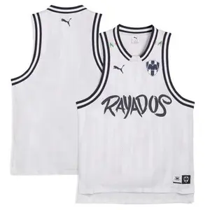 PUMA Cf Monterrey 2025 Fifa Club World Cup Drycell Basketball Jersey - Gray