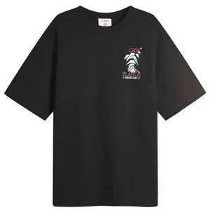 Casablanca Frosty Mountain Screen Printed T-shirt - Black