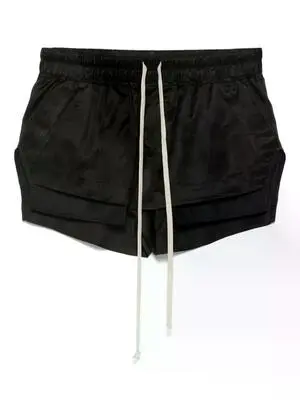 Rick Owens Elastic Waist Boxer Shorts - Black