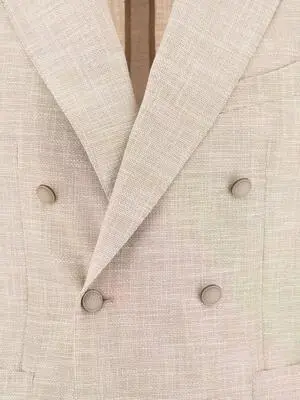 Tagliatore Double-breasted Textured Blazer