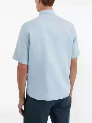 Marc O'polo Short-sleeve Button-up Shirt - Blue