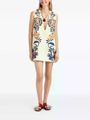 La DoubleJ Sleeveless Tunic Dress - Neutrals