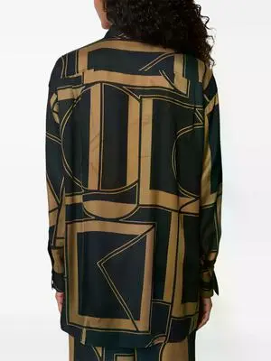 Marc O'polo Geometric-print Button-up Shirt